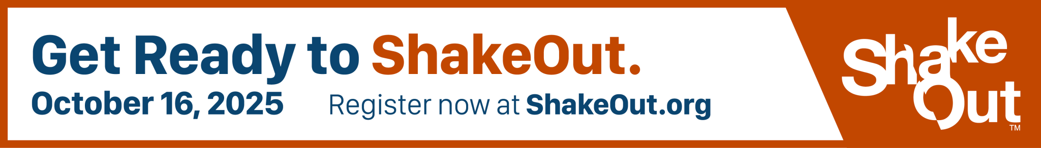Great ShakeOut: Join the World’s Largest Earthquake Drill | Office of ...
